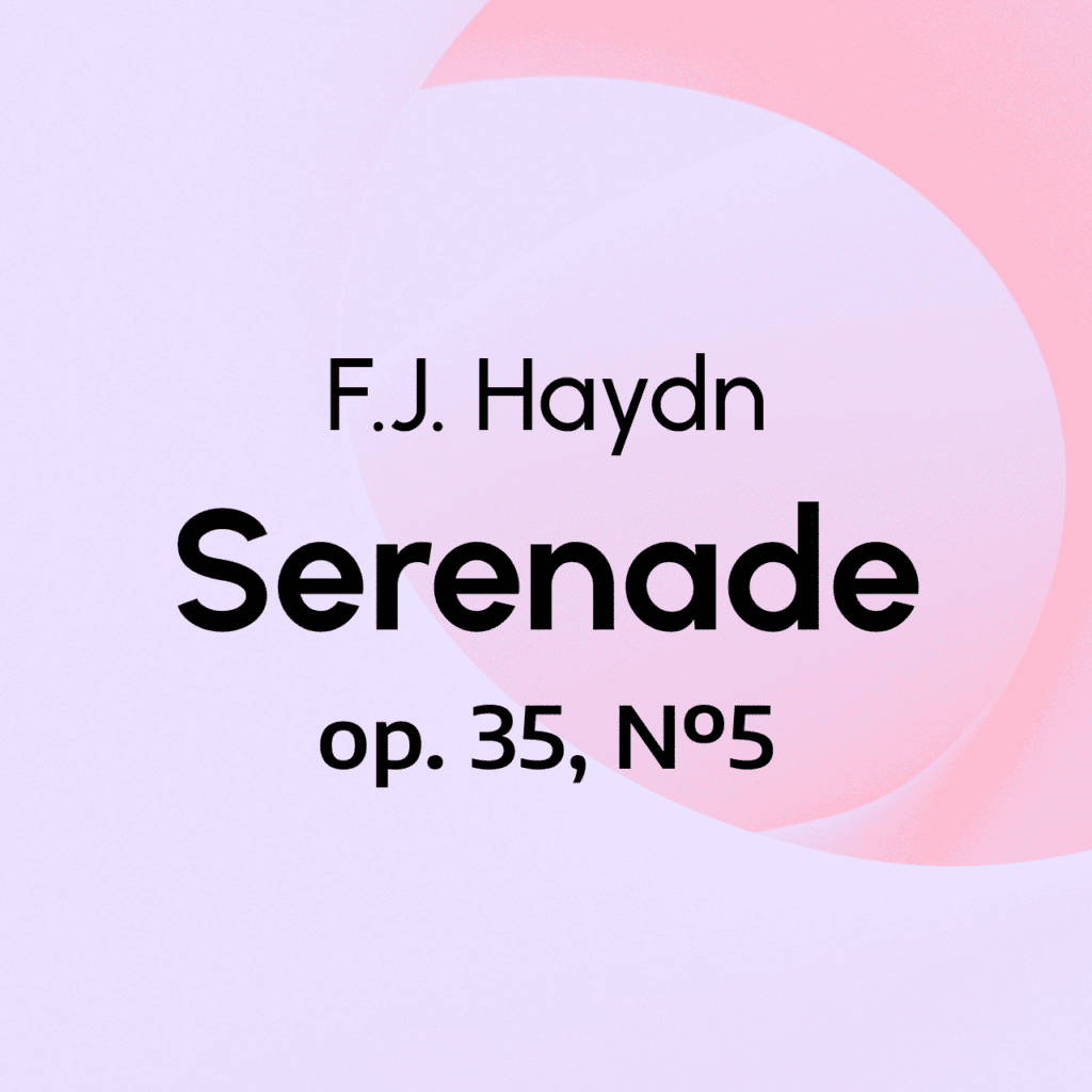Serenade Op. 3 №5 F.J. Haydn - tviolin.com